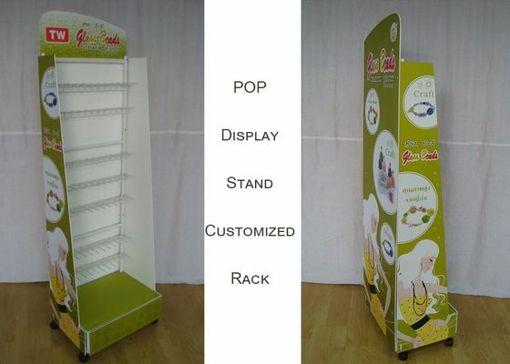 Customize Size Wire Shelf Display Rack / Graphic Side POP Wire Display ...